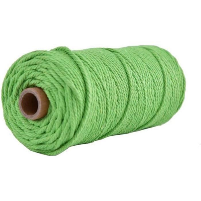 Ficelle Jute Cordon De Coton 3Mm Cordon Coloré Corde Beige Twisted ...