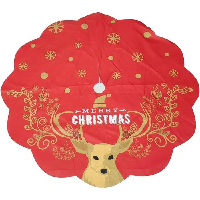 90Cm Jupe De Sapin De Noël, Couvre Pied Sapin Noel, Arbre De Noel ...