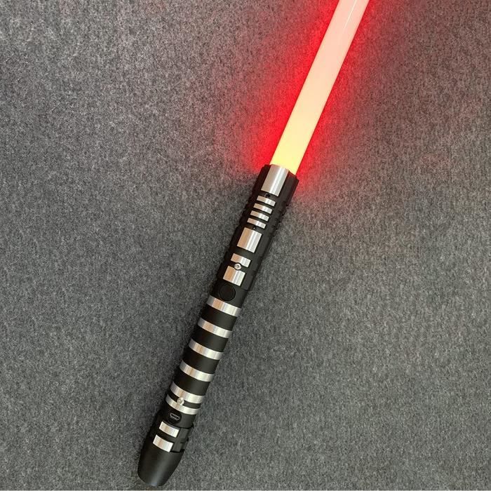 YUDIZWS Sabre Laser Rouge, RVB Lumineux Replique Sabres avec Effets ...