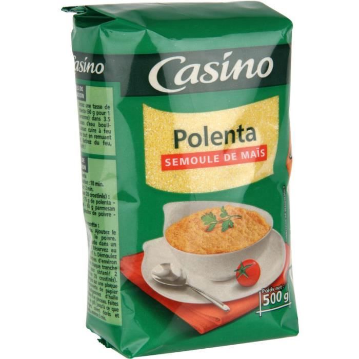 Polenta semoule de maïs - 500g - Achat / Vente semoule & céréales ...