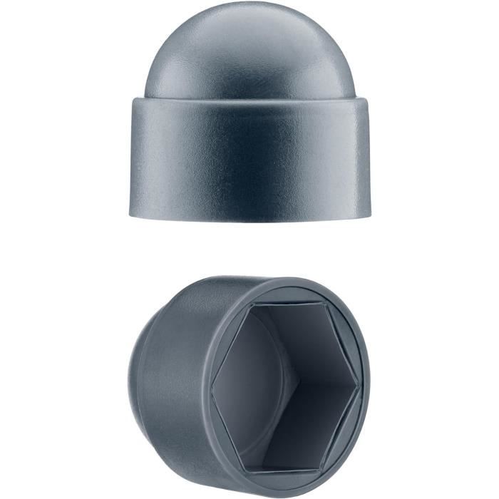 Cache-Écrous M16 Pour Clé De 24 Anthracite 50 Pcs. Bouche-Trou ®[u1002 ...