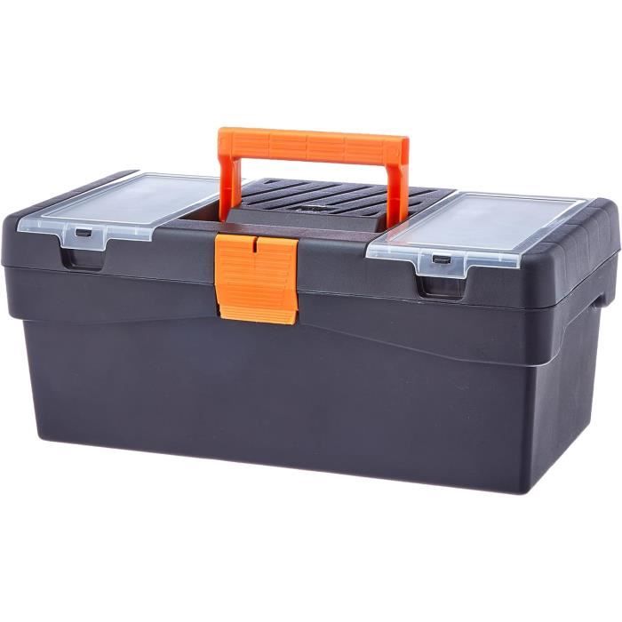 112553 Basic Caisse À Outils Orange-Noir 400 X 217 X 166 Mm 16 Pouces ...