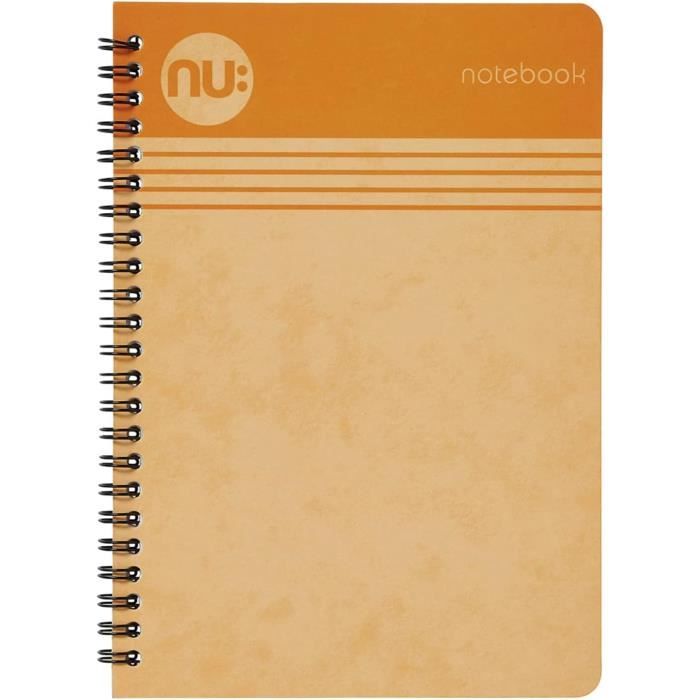 Notebooks - Gamme Cloud Pastels - Carnet A5 Orange - Cahier À Spirale ...