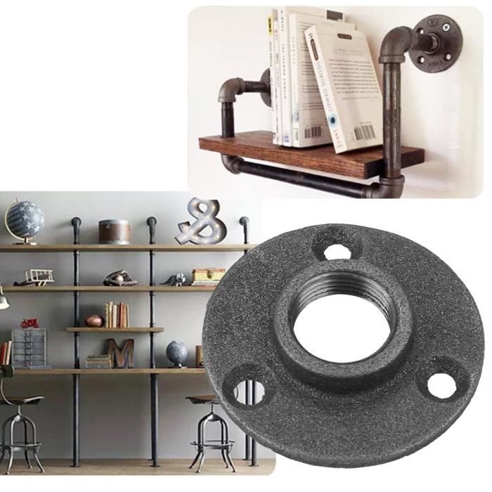 Bride de sol en fonte malléable noire - CIKONIELF - DN20,3/4 - Lot de ...