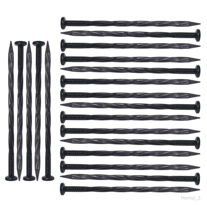20 pièces piquets de filet de sol anti-traction piquets de fixation de ...