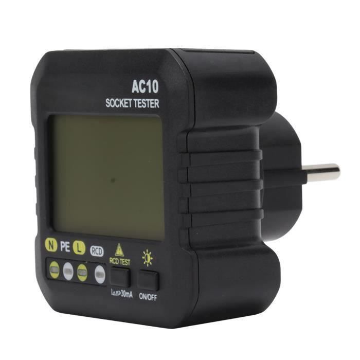 Testeur de prise électrique Testeur de prise Checker Prise électrique ...