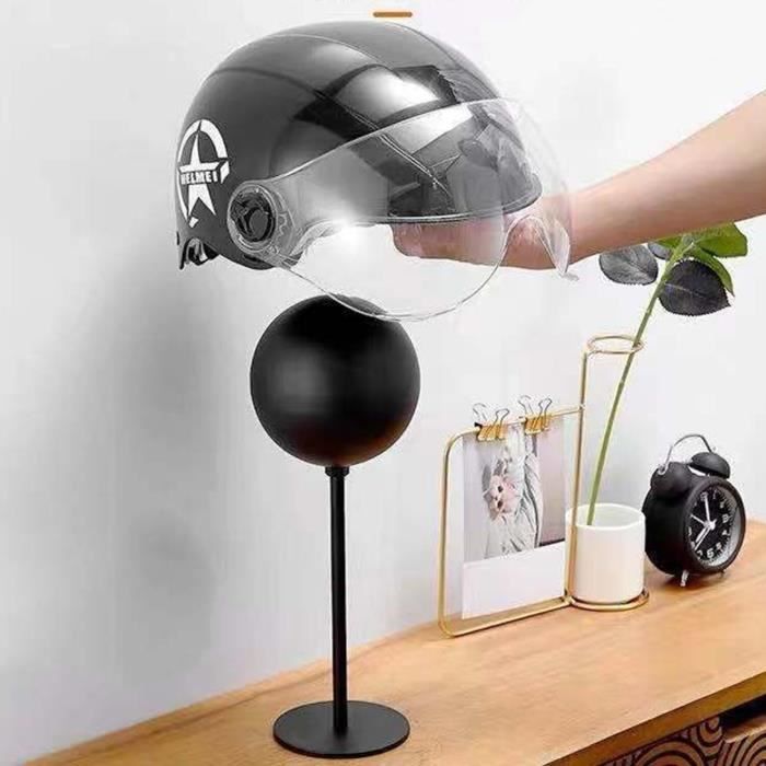 PORTE CASQUE Support de Casque Moto de Rotation 180° Affichage avec ...