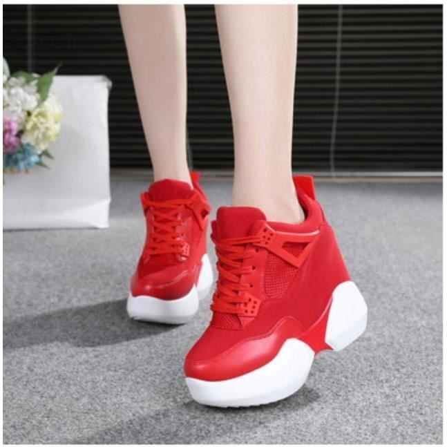 Chaussures à talons hauts pour femmes en cuir respirantes à la mode ...