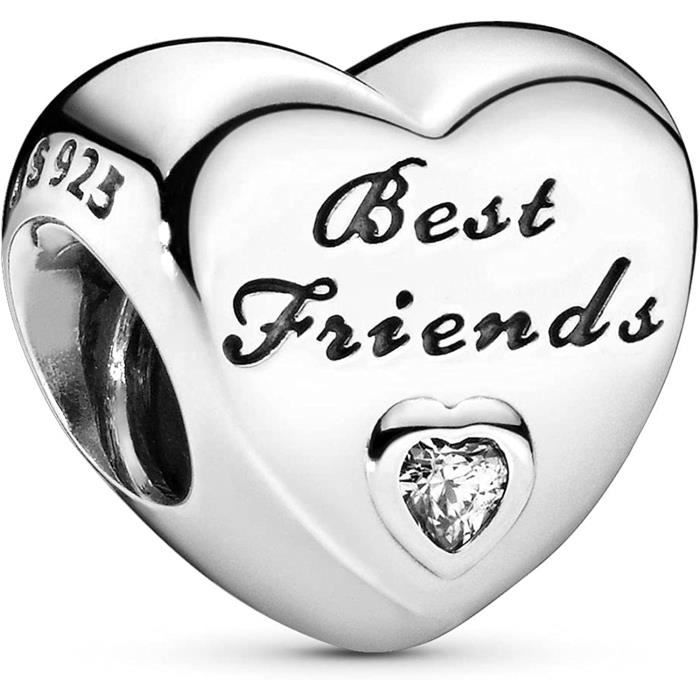 Charm - PANDORA - 791727CZ - Argent 925 - Cœur - Amies - Achat / Vente ...