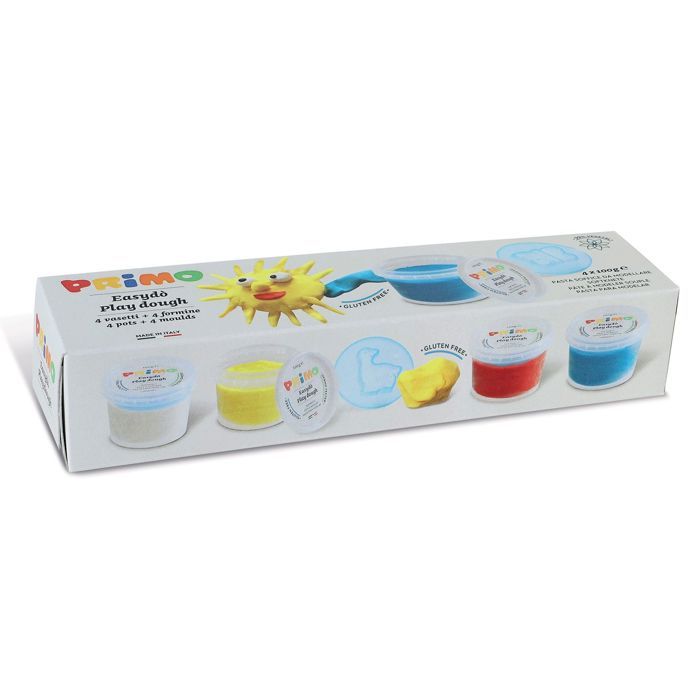 Pâte à modeler - PRIMO - Easydò gluten free - 4 couleurs - Jouet enfant ...