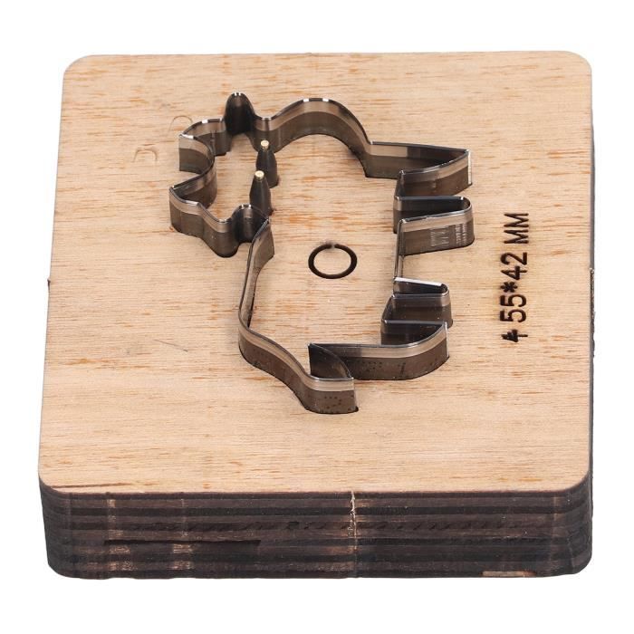 Qiilu matrice de poinçonnage du cuir Moule de poinçonnage en cuir en ...