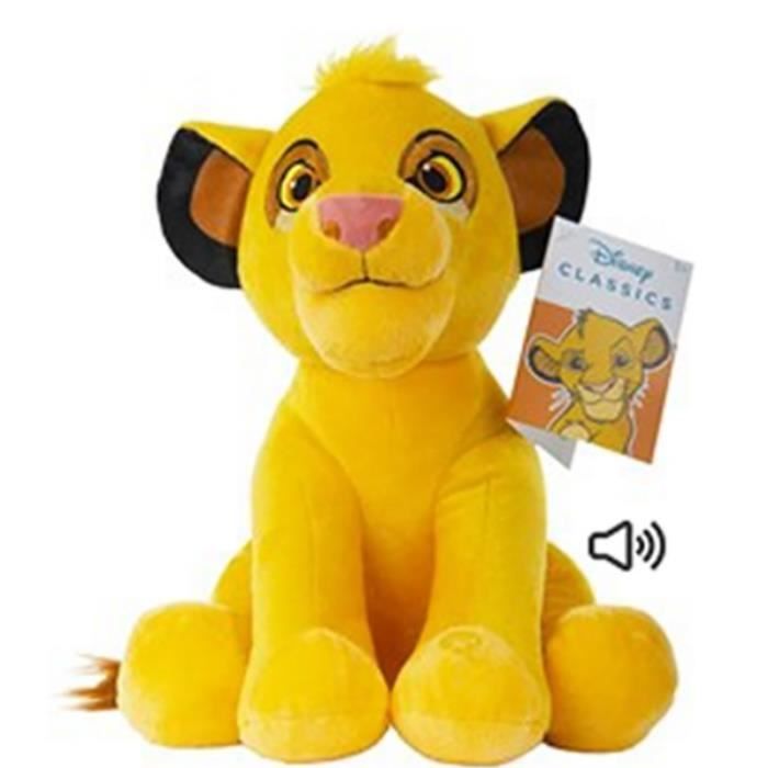 Peluche - SAMBRO - Simba - 29 cm - Avec son - Mixte - Cdiscount Jeux ...