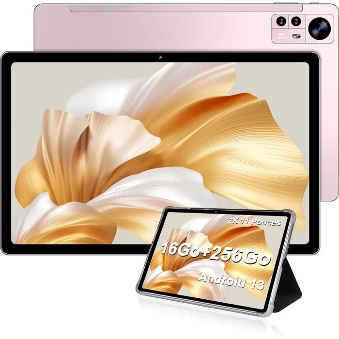 X800 Android 13 Tablette 11 Pouces Écran 2K Octa-Core Tablette, 16Go Ram + 256Go Rom (512Go Tf ...