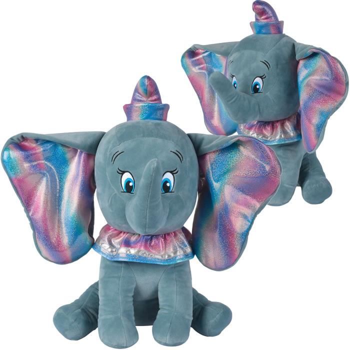 Disney 100 Grand Dumbo Eléphant Mascotte colorée en peluche douce ...