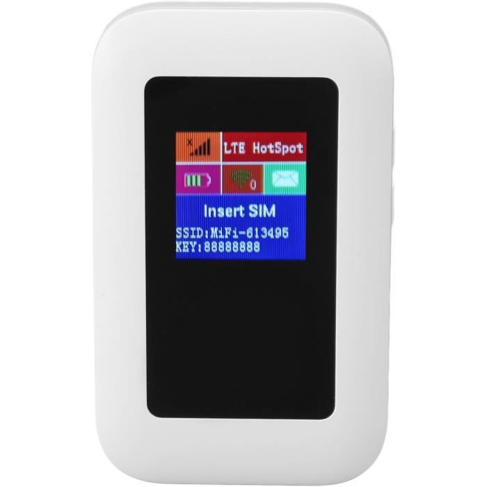 Routeur 4G Lte 150 Mbps Plug And Play Mobile Wifi Hotspot Pour L'Europe ...