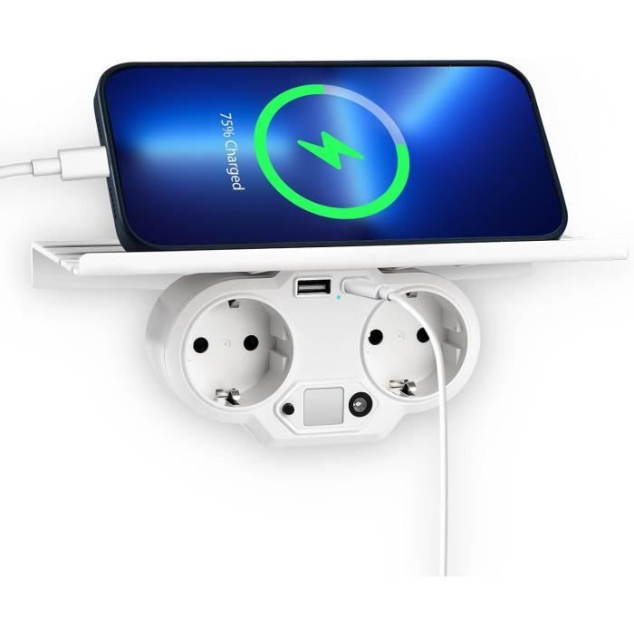 Multiprise sans fil avec USB – Double prise 2 prises – 4 en 1 ...