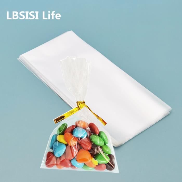 1 11x15cm LBSISI Life-Sachet OPP Transparent en Cellophane pour Bonbons ...