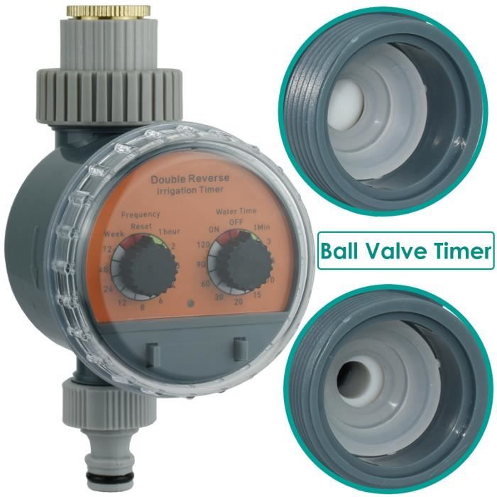 KIT COMPLET D'ARROSAGE,Ball Valve Timer-01--robinet à bille pour jardin ...