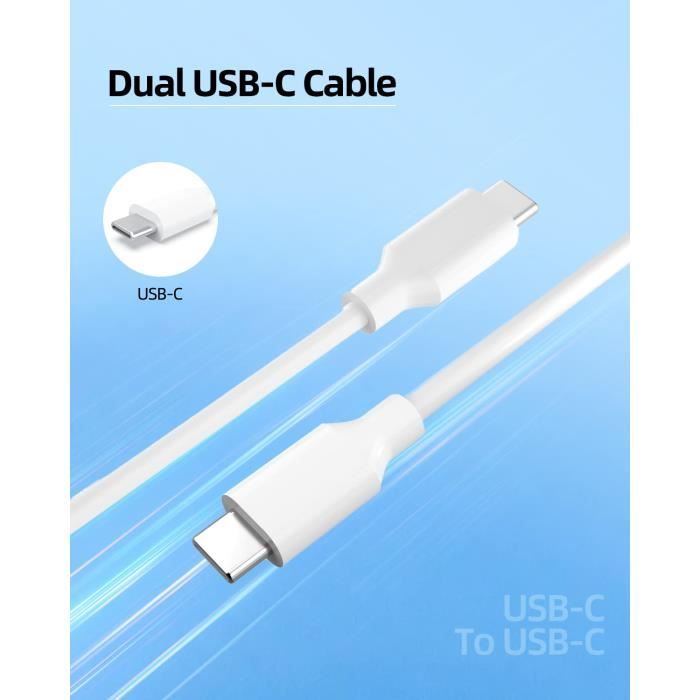 2,3M-7,5Ft Usb C Rapide Câble Pour Google Pixel 8 8 Pro-Pixel 7 7A 7 ...
