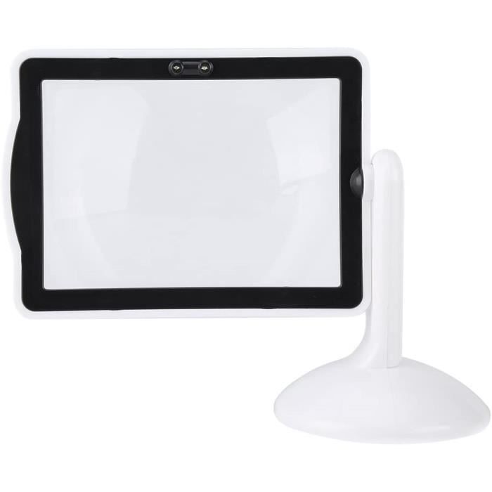 360 ° rotatif mains libres 3X LED loupe de lecture d'écran loupe loupe d'écran LED [372] - Achat ...