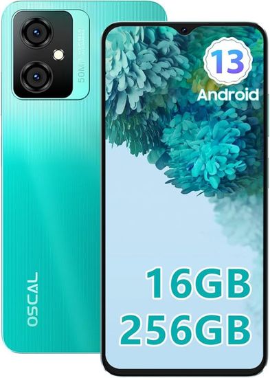 Tiger10 Smartphone,16Go Ram+256 Go Rom,Téléphone Portable Octa Core,6 ...