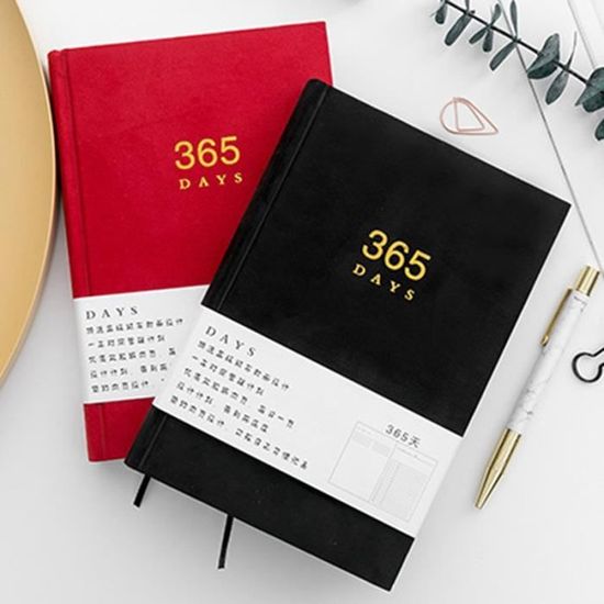 1pc 2019 Calendrier de 365 jours Planificateur de prisme Cahier d ...