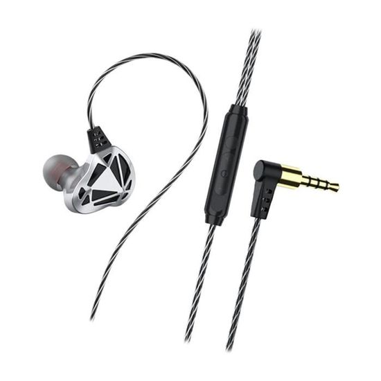 Écouteurs filaires prise jack 3,5 mm avec micro enveloppant pour la ...