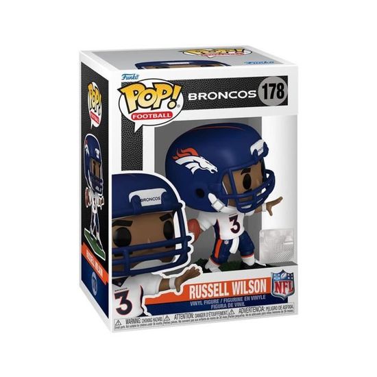 Figurine Funko Pop! - Nfl: Broncos- Russell Wilson - Blanc - FUNKO ...
