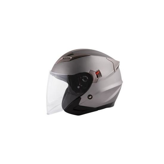 Casque moto jet BtoB Moto Matt3 - gun metal - XL - Cdiscount Auto