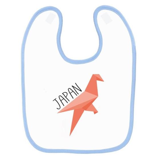 Bavoir bébé - MYGOODPRICE - Japan Origami - Fermeture velcro - 30x35cm ...