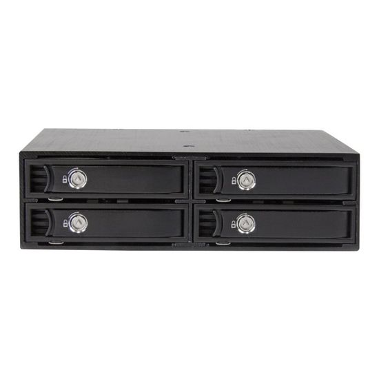 StarTech SATSASBP425 Rack pour Disque Dur 2,5 4 Baies SATA Noir ...