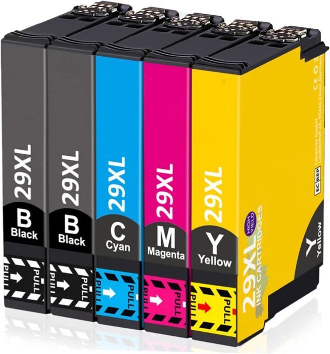 29XL Cartouches d'encre Cartouche d'encre Compatible avec Epson 29 XL ...