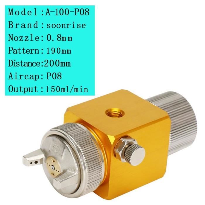 Couleur Buse A-100 0.8mm Pistolet à peinture automatique A100, mini ...