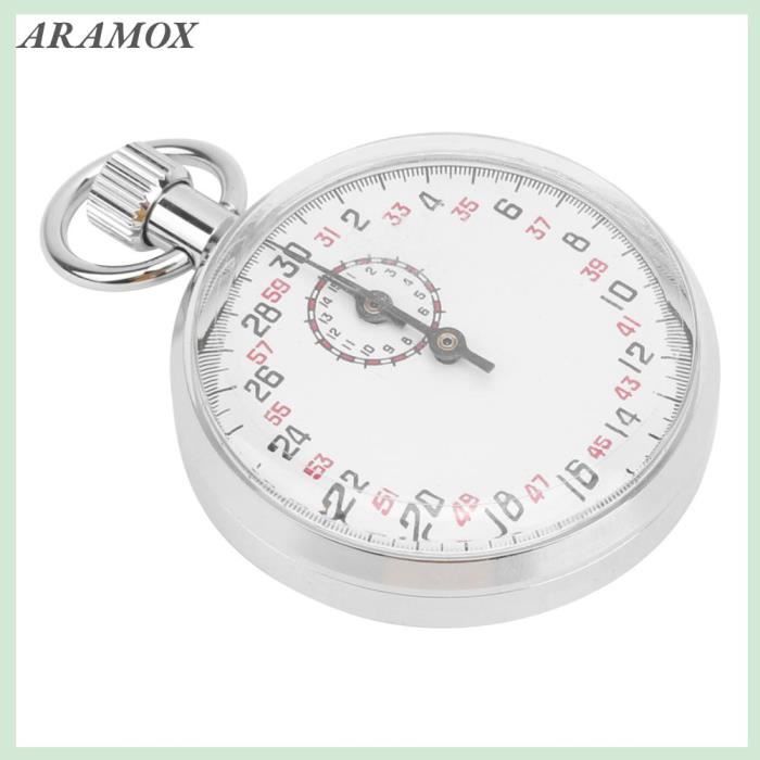 ARAMOX Chronographe Chronomètre Mécanique Rond avec Minuterie de Sport ...