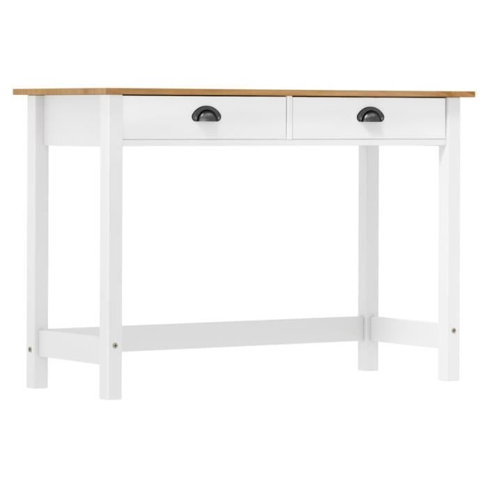 Gxuke-Tk Table console Hill Range avec 2 tiroirs 110x45x74 cm Pin ...
