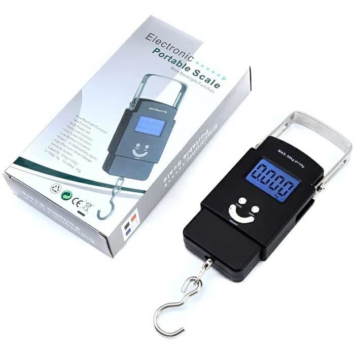 Échelle de Visage Souriant, 50 kg Portable Smile Face Scale LCD Display ...