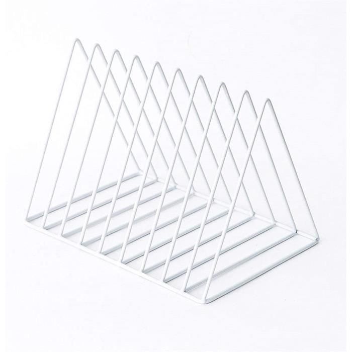 Triangle simple en fer forgé de bureau Support de rangement Shelf ...