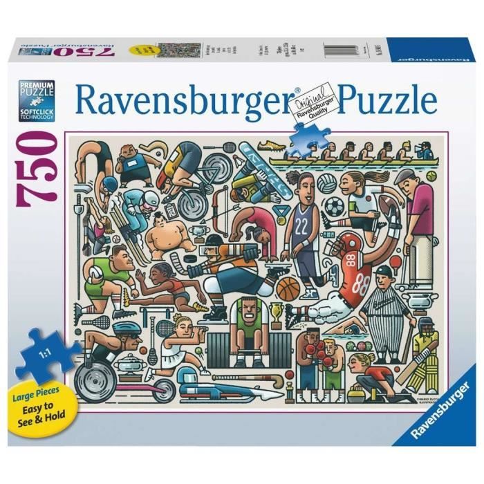 Puzzle - RAVENSBURGER - 750 pièces - Multicolore - Pour adultes et ...