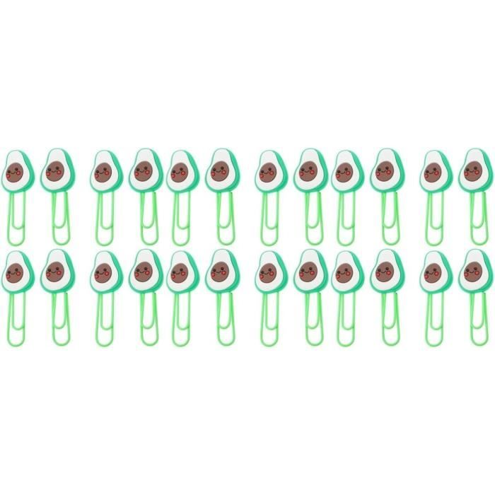 24 Pcs Trombone Papier Dossier Le Décor De Bureau Dossiers Colorés ...