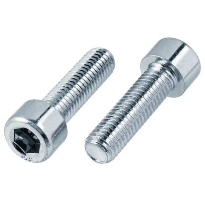 Vis CHC BTR À Métaux Tête Cylindrique Hexagonale Creuse M6x30 Acier Zingué - Cdiscount Bricolage