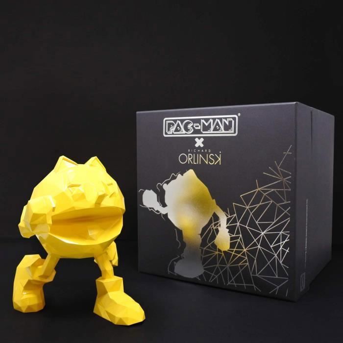 PACMan x Orlinski Official Sculpture Figurine 18cm Design Jaune 281 ...