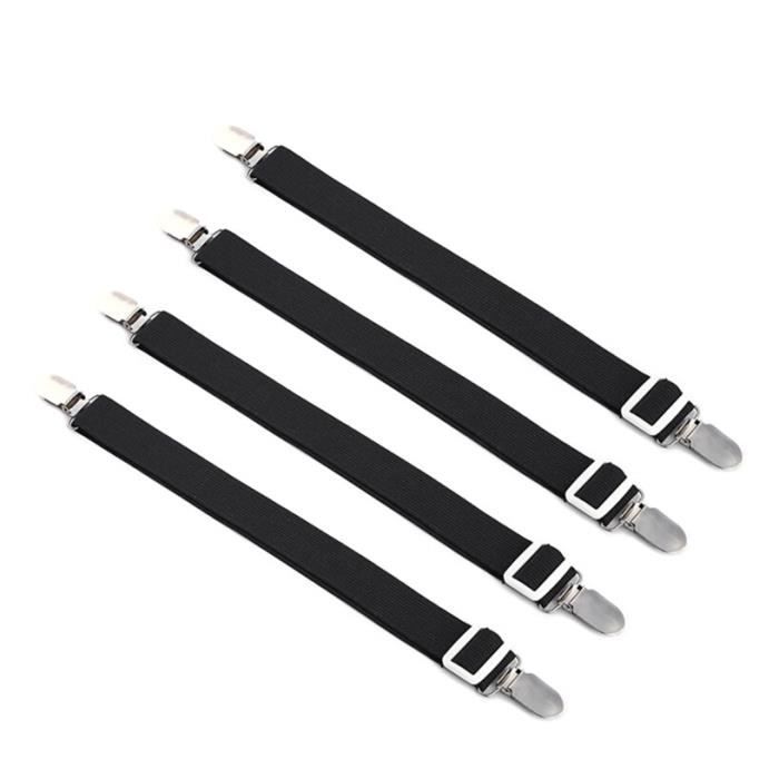 Pince à linge,Porte-drap élastique à 3Clips, ceinture de fixation ...