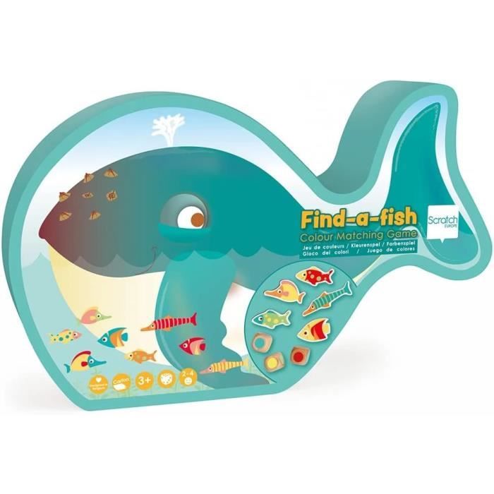 Scratch – Jeu Société Find-A-Fish - Jeu Pour Enfants A Partir De 3 Ans ...