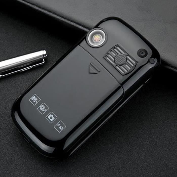 EJ.life Téléphone à écran tactile senior Téléphone portable à double ...