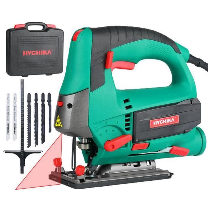 Scie Sauteuse filaire HYCHIKA 800W，avec Laser, Max. Profondeur de coupe ...