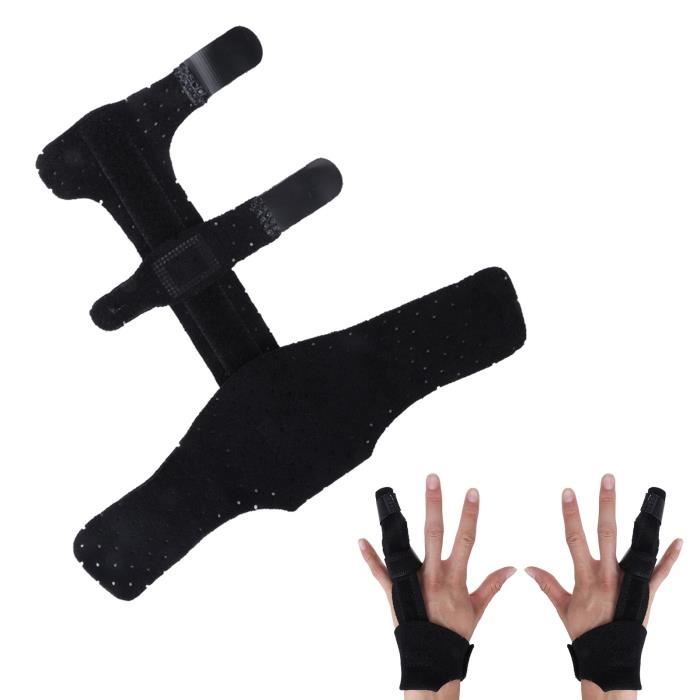 Attelle de protection des doigts Réglable Doigt Garde Attelle Main ...