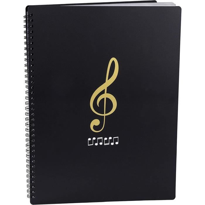 Dossier de rangement pour partitions de musique Format A4 20 pochettes ...