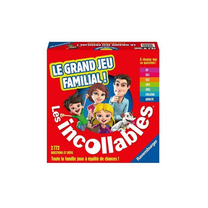 Les Incollables, Grand Jeu societe Familial 7 niveaux (CP a Adulte) - Questions et Defis - Quiz ...