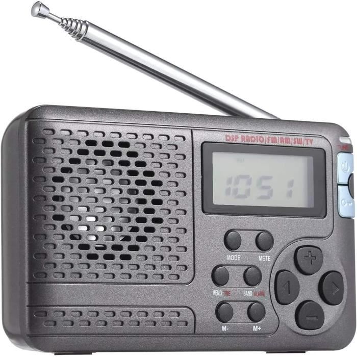Radio Portable Radio De Poche Am-Fm-Sw Avec Haut-Parleurs Intégrés Et ...