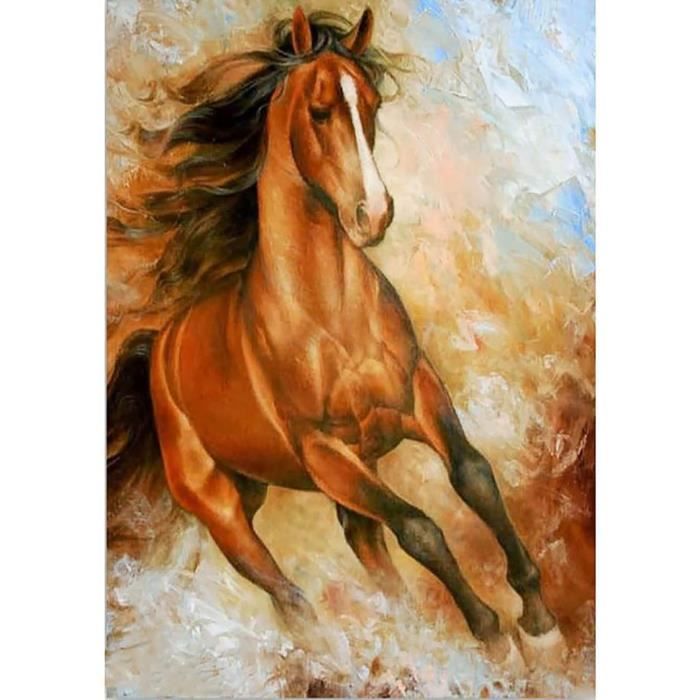 Peinture au Numero DIY Cheval Paint by Number Kit Peinture Par Numéros ...